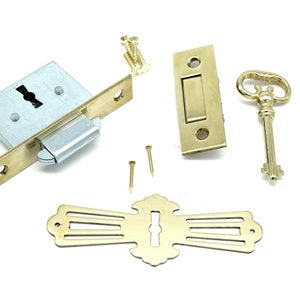 ROLL TOP DESK Lock, Antique Style Desk Lock, Comes With 2 Keys Full ...