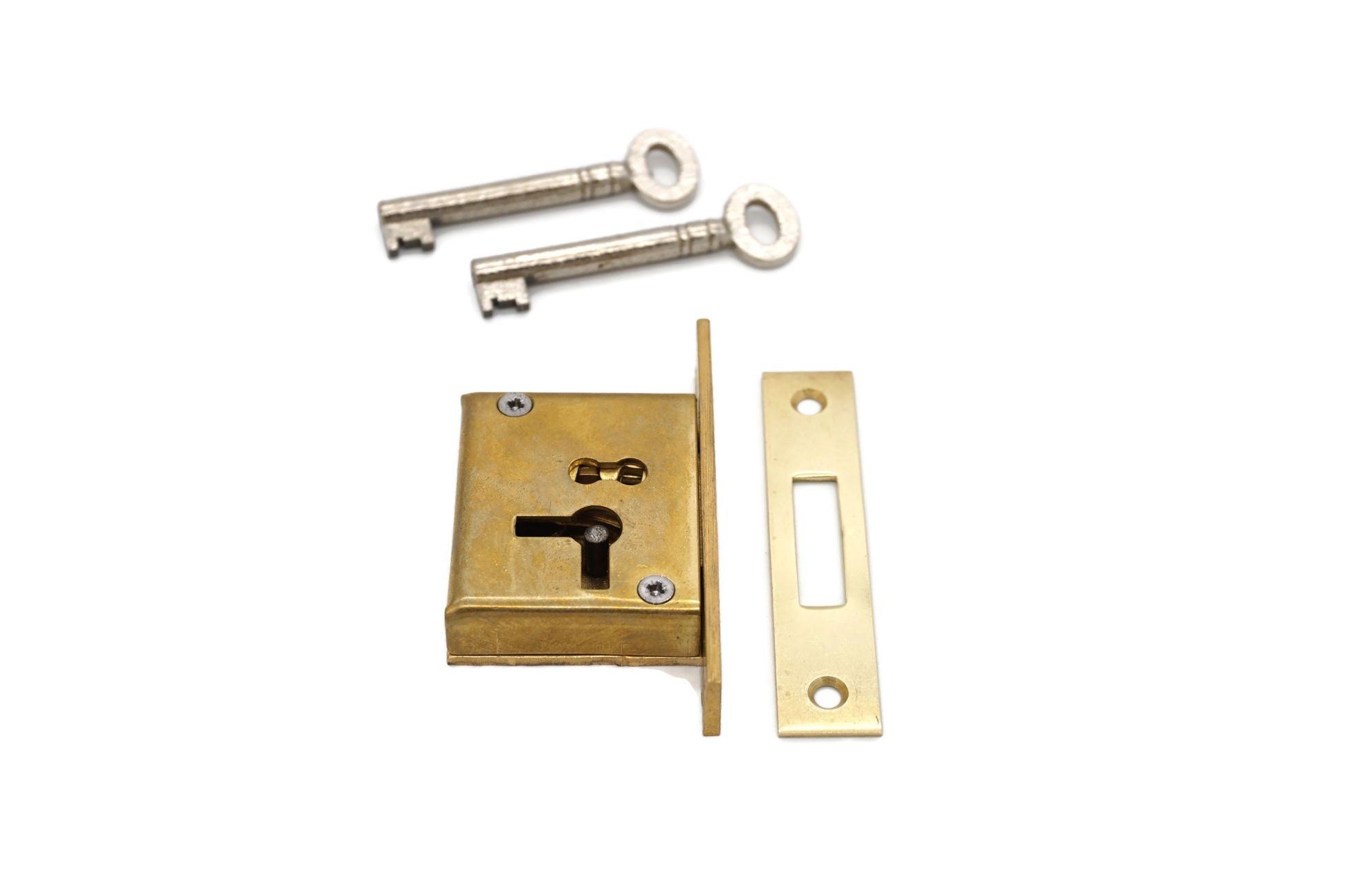 FULL MORTISE Chest Lock Antique Half Mortise Furniture Cabinet Lock for ...