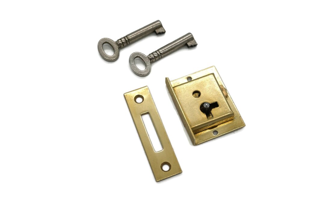 HALF MORTISE Chest Lock Antique Half Mortise Furniture Cabinet Lock for ...