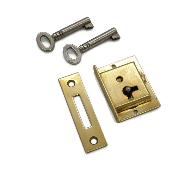 Antique Mortise Lock Set - Etsy