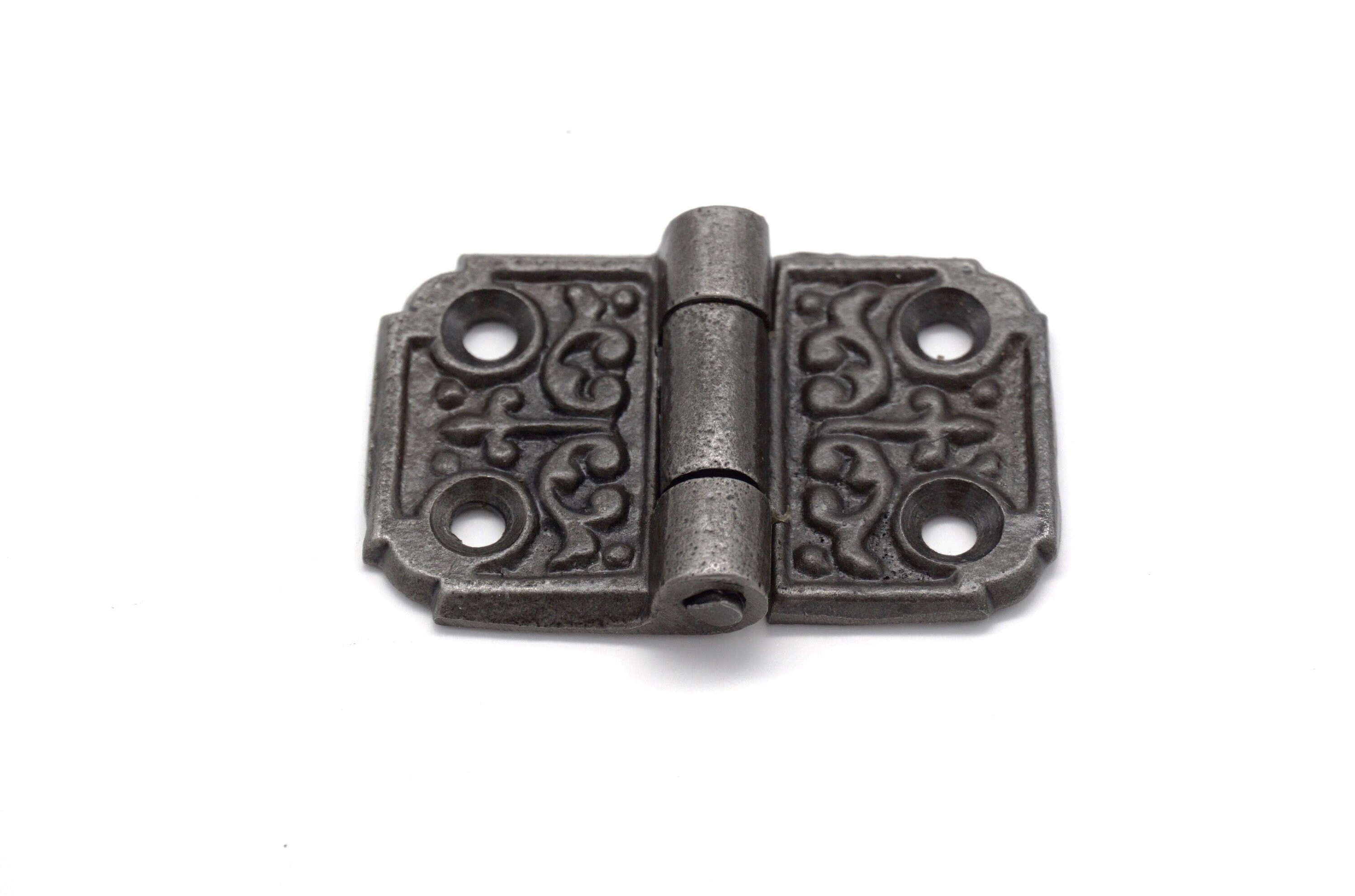 2 Cast Iron Hinge VICTORIAN HINGE ANTIQUE Cabinet Hinge - Etsy