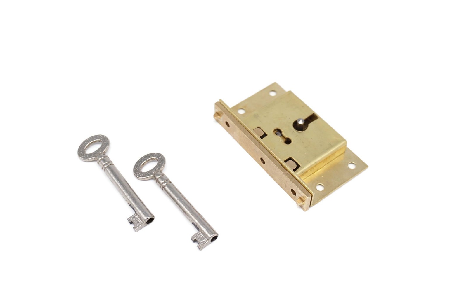 HALF MORTISE Large Chest Lock Half Mortise Box Lock Cabinet Lock Drawer ...