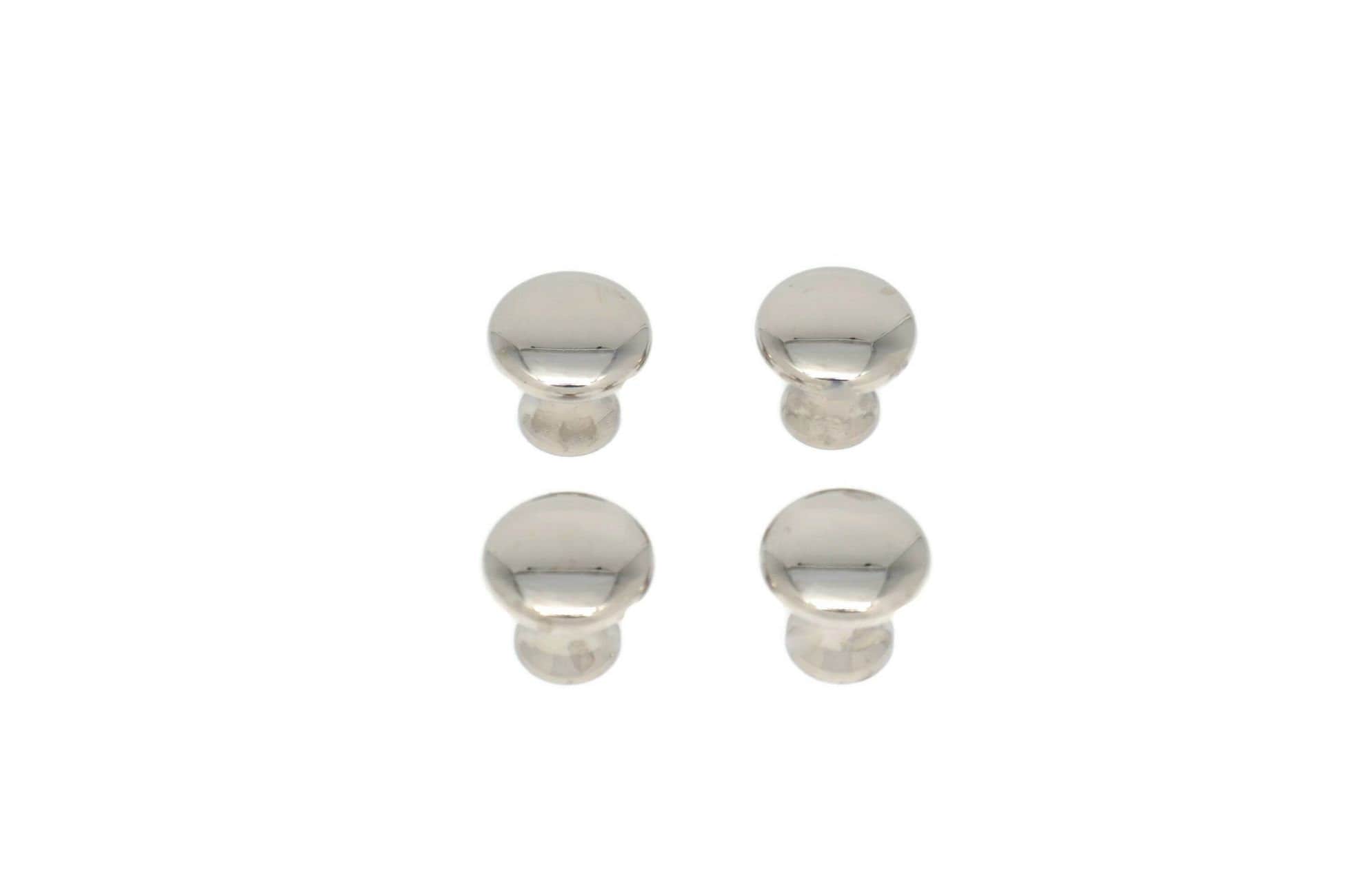 Small Polished Nickel Knobs Bookcase Knobs Desk Knobs Antique - Etsy