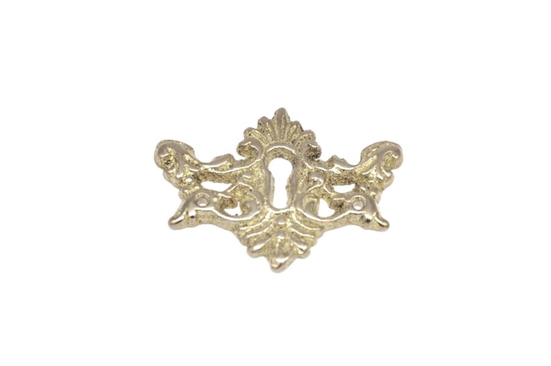 2" Keyhole Cover Antique Victorian Furniture Cabinet Lock Key Hole ...