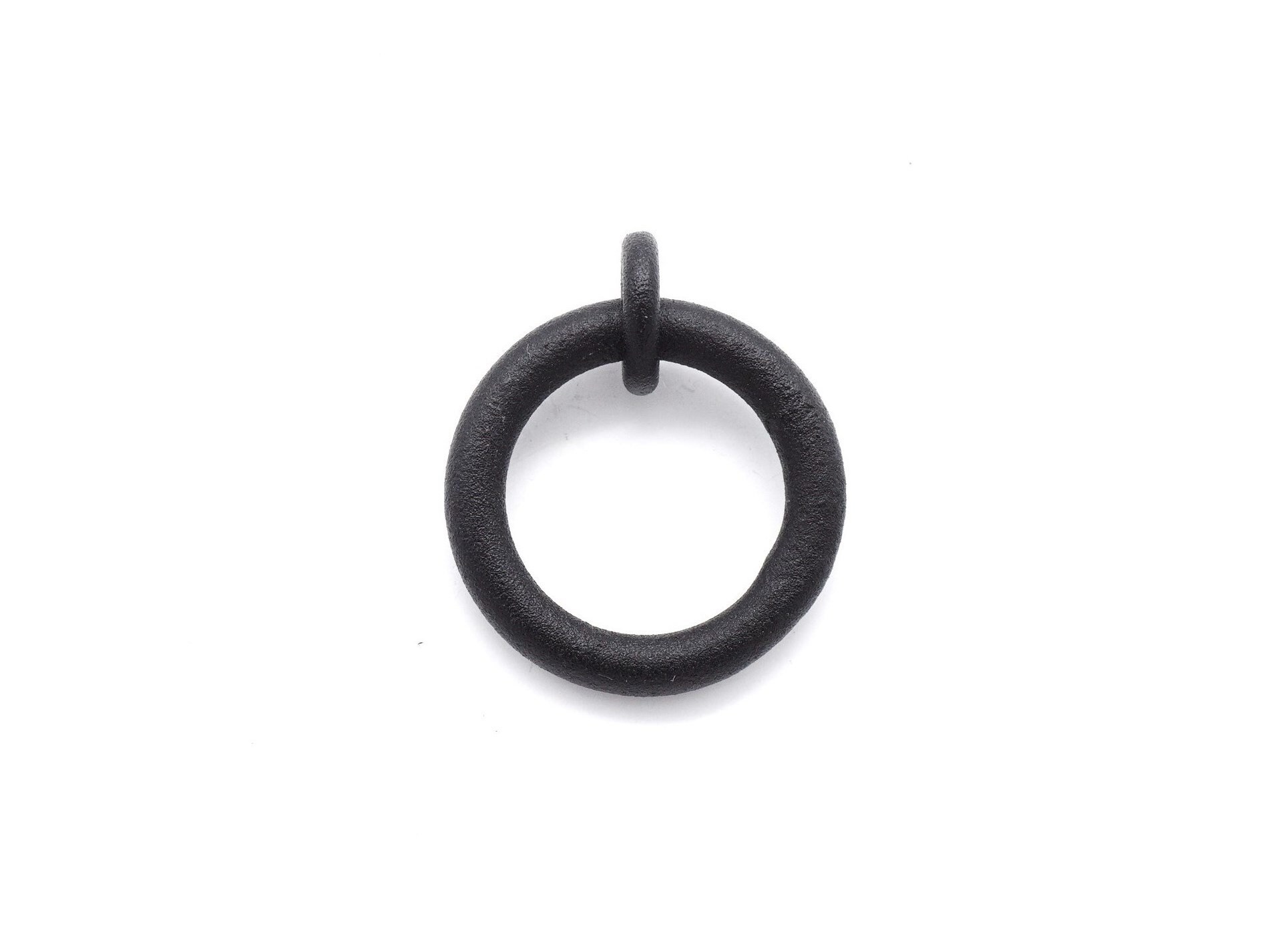 1 5/8" Black IRON RING PULL Shutter Ring Pull Furniture Drawer Pull ...