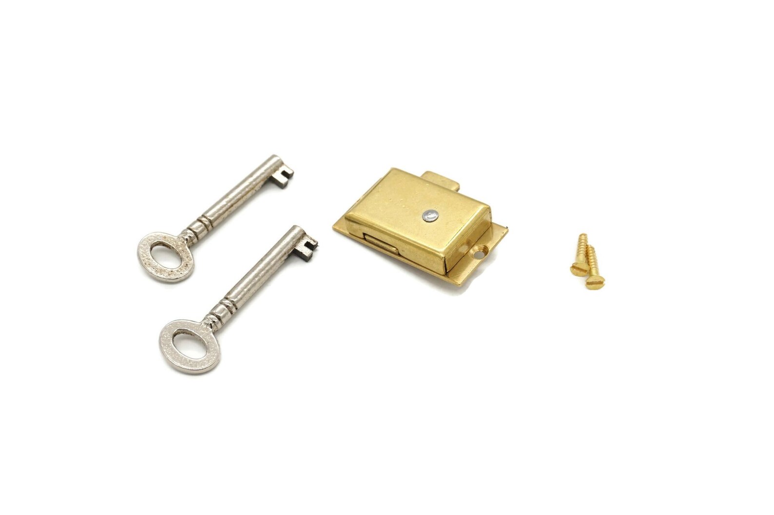 FLUSH MOUNT LOCK Chest Lock Antique Flush Mount Furniture Cabinet Lock ...