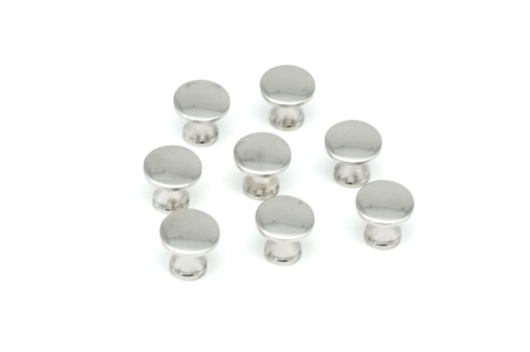 Knobs Small POLISHED NICKEL KNOBS Sold in Lots of 8 Knobs Book Case ...