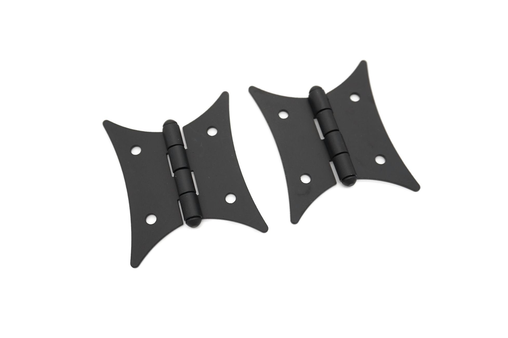 Black Iron Butterfly Hinges Flush Mount Cabinet Furniture - Etsy