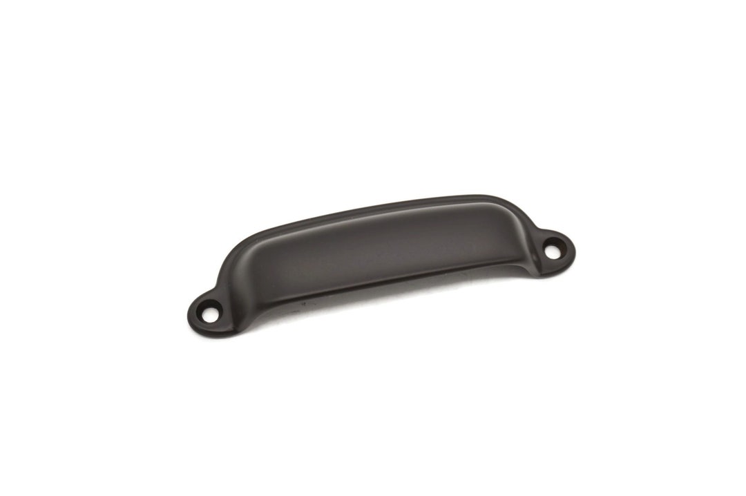 Oil Rubbed Bronze Bin Pull Antique Victorian Cup Pull Marine Cabinet ...