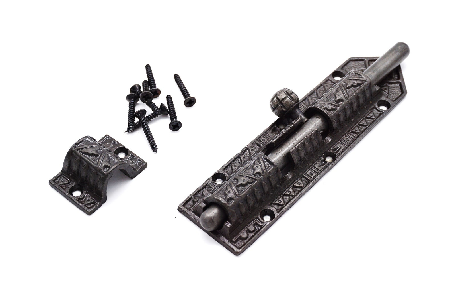 Latch SLIDE BOLT LATCH Victorian Latch Antique Style Cabinet Latch ...