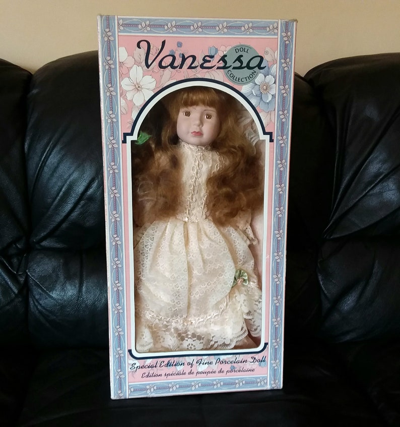 Vintage Vanessa Porcelain Doll: 17" Limited Edition, Victorian Lace ...