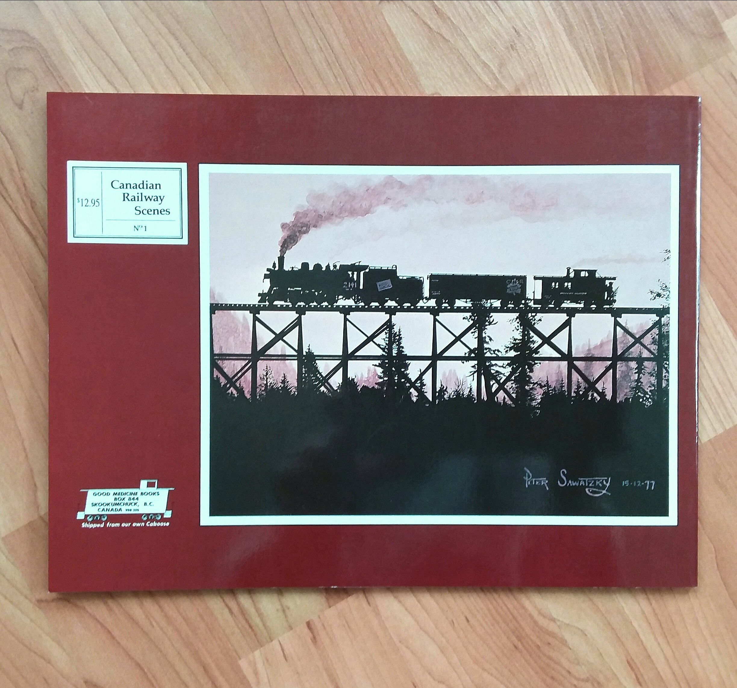 Vintage Collector 1 Series Canadian Railway Scenes by Adolf Hungry Wolf ...
