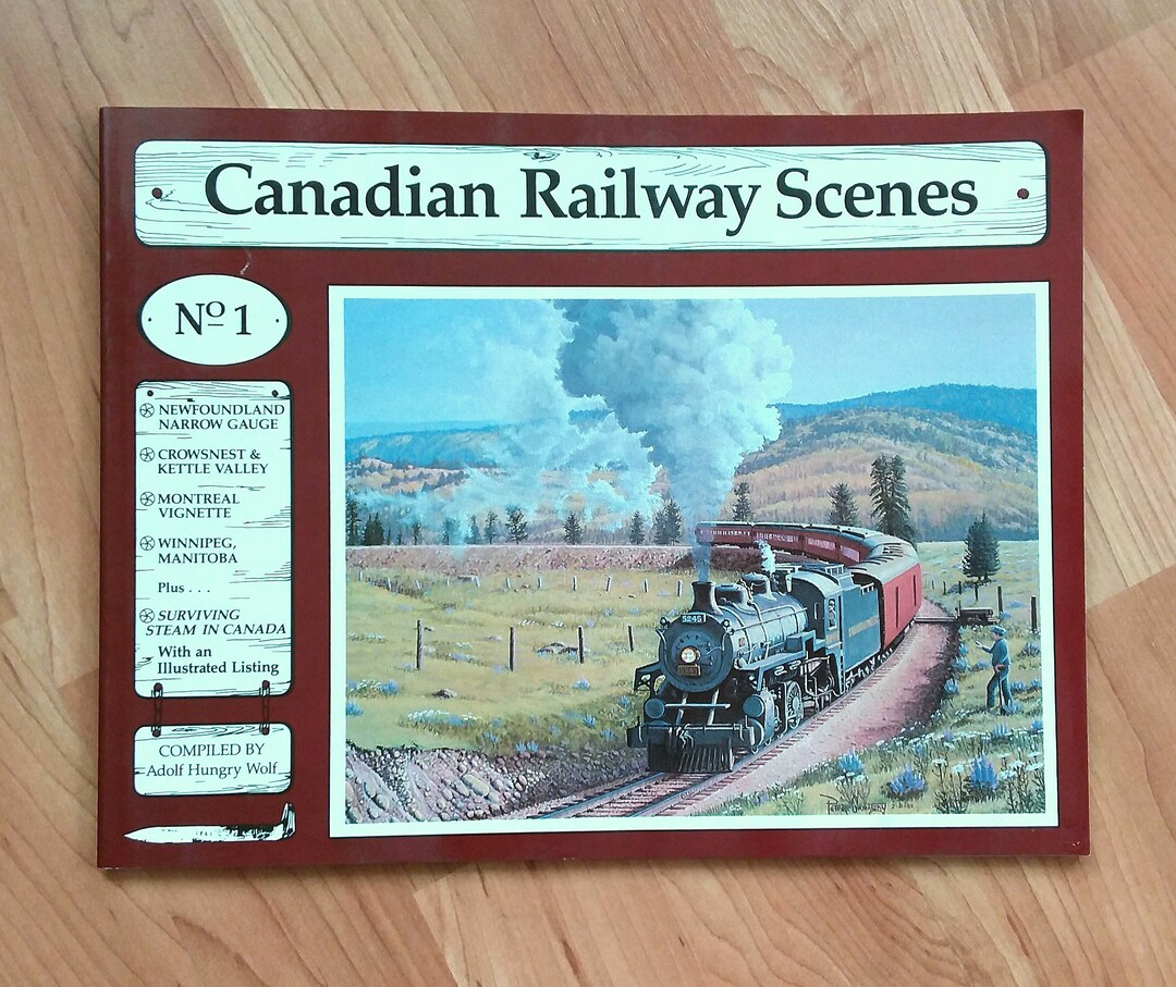 Vintage Collector 1 Series Canadian Railway Scenes by Adolf Hungry Wolf ...
