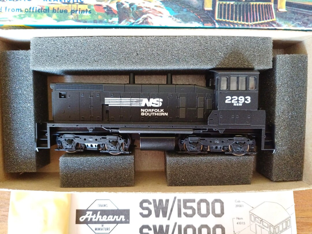 Athearn SW 1500 Norfolk Southern Switcher Powered New in Box Diesel ...