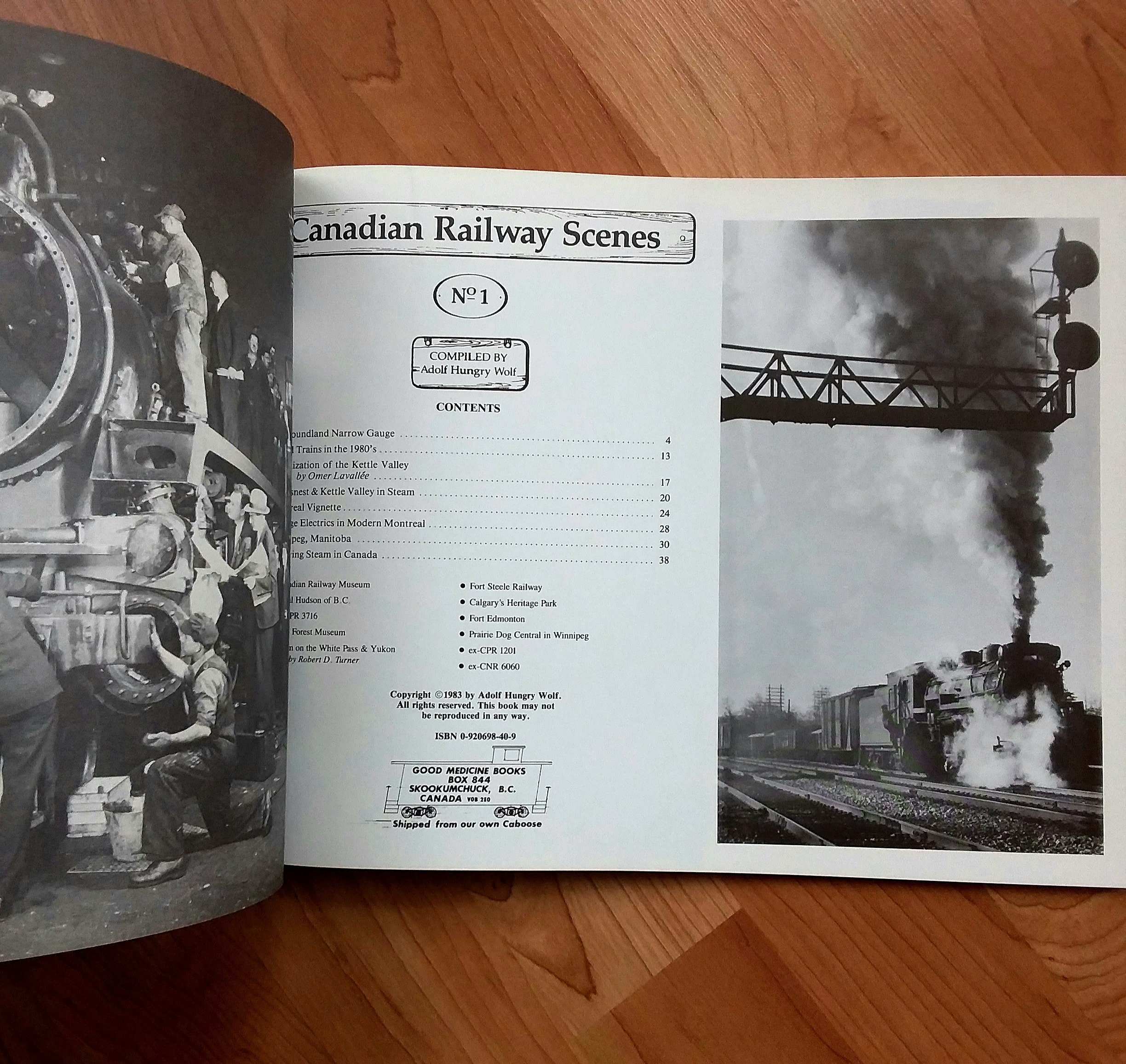 Vintage Collector 1 Series Canadian Railway Scenes by Adolf Hungry Wolf ...
