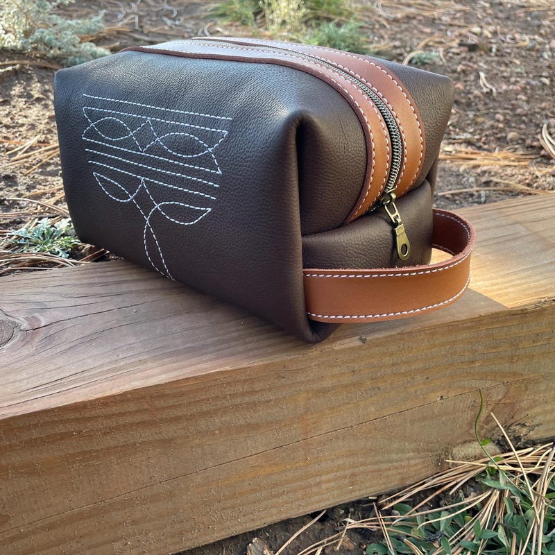 Leather Dopp Kit - Etsy