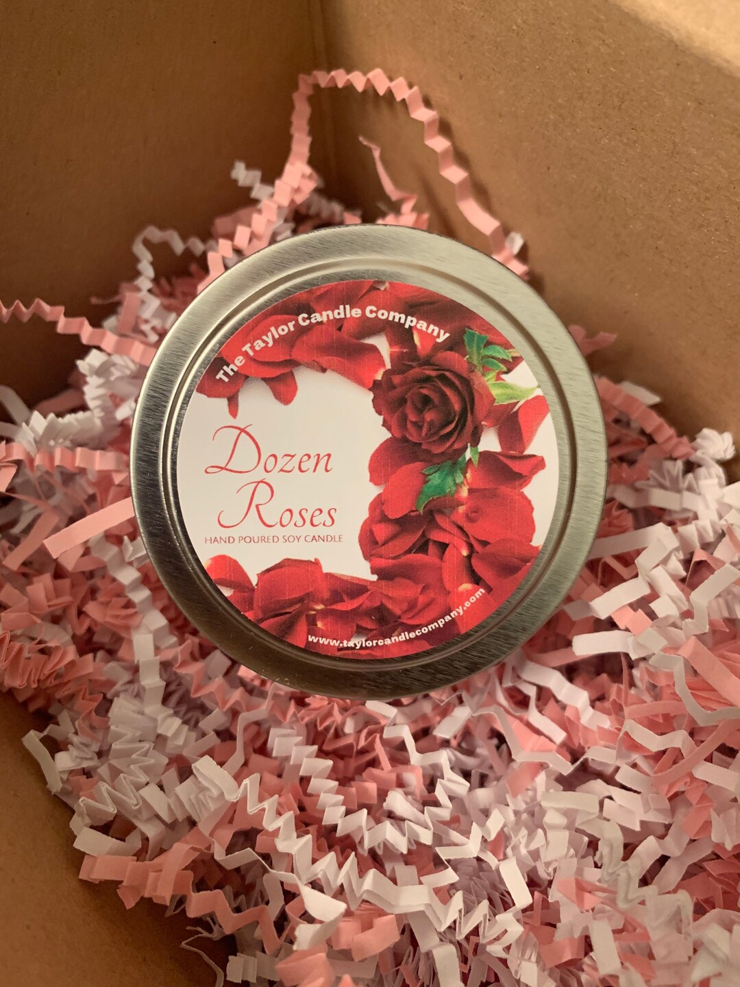 Dozen Roses Soy Candle – Romantic Floral Scent, 17 Oz 3-wick - Etsy