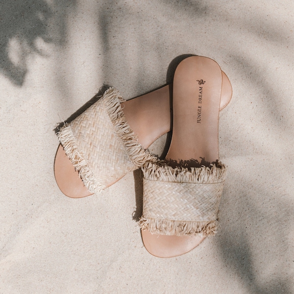 Rattan Sandals - Etsy