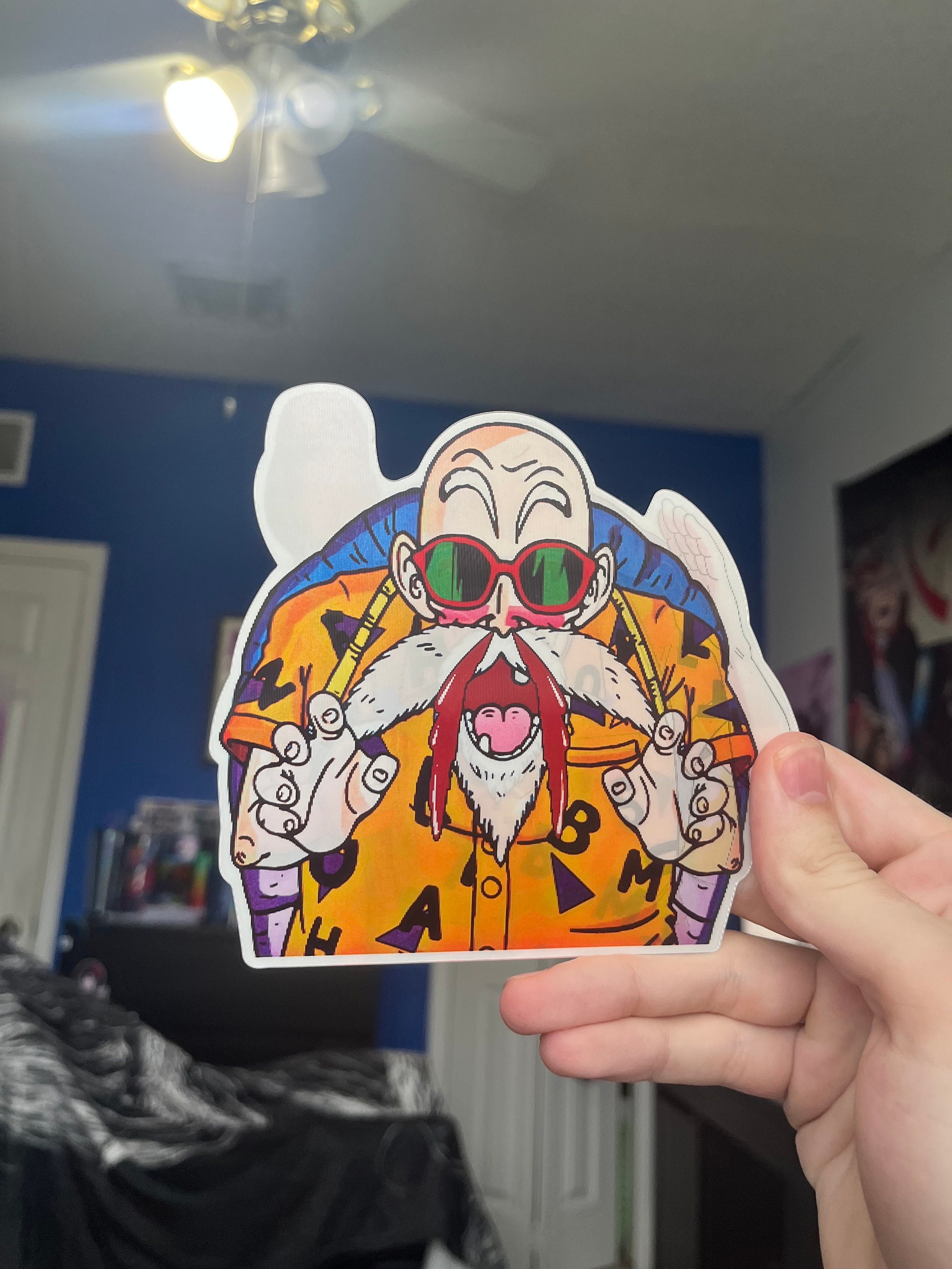 Dragon Ball Z Holographic Stickers - Etsy