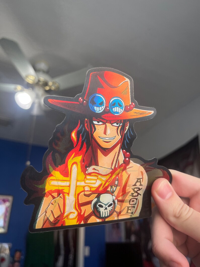 One Piece Holographic Stickers - Etsy