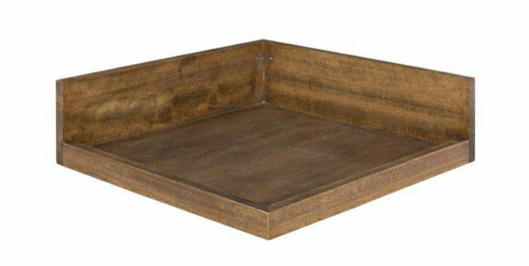 Square Corner Shelves. Solid Wood Handmade Square Corner Shelves ...