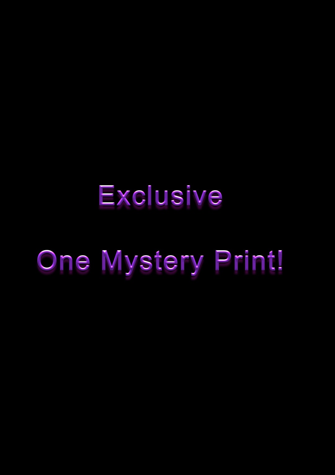 Mystery A4 Photo Print Purplemuffinz - Etsy