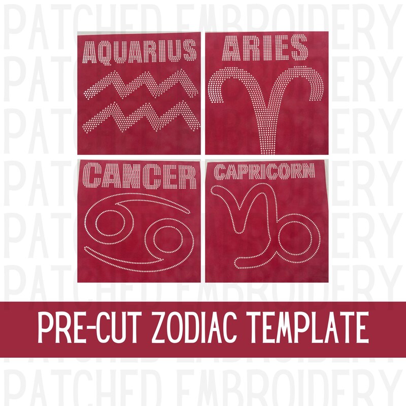 Pre Cut Rhinestone Templates - Etsy