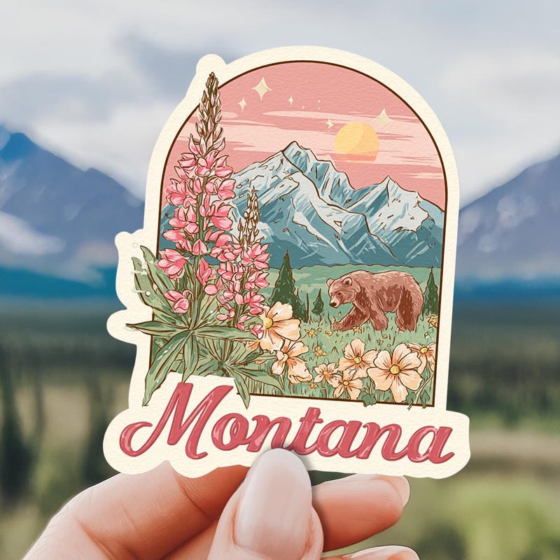 Montana Sticker - Etsy