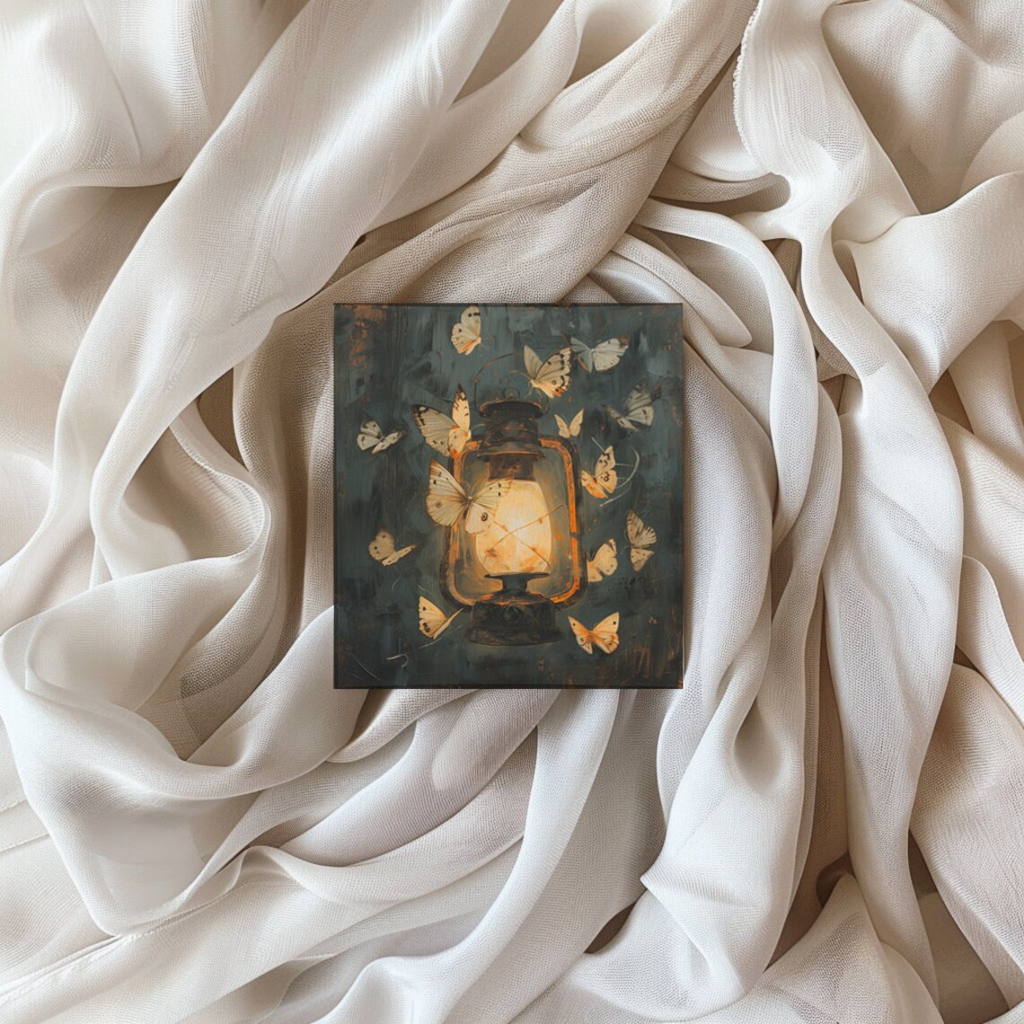 Moth Print Dark Cottagecore Moth Painting Vintage Moth Print Vintage ...