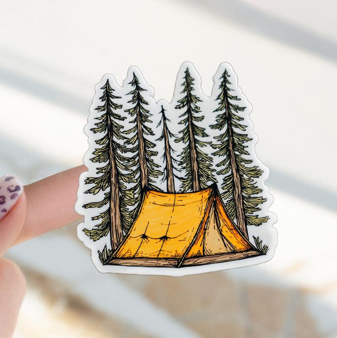 Camping Sticker Hiking Sticker Backcountry Sticker Gift for Backcountry ...