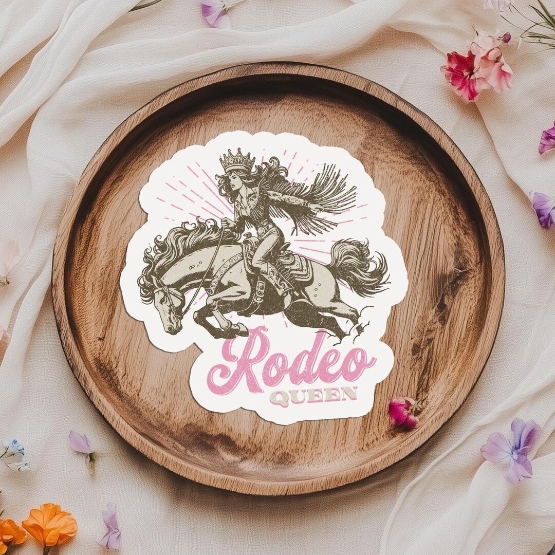 Rodeo Sticker Rodeo Queen Sticker for Rodeo Gift for Barrel Racer Gift ...