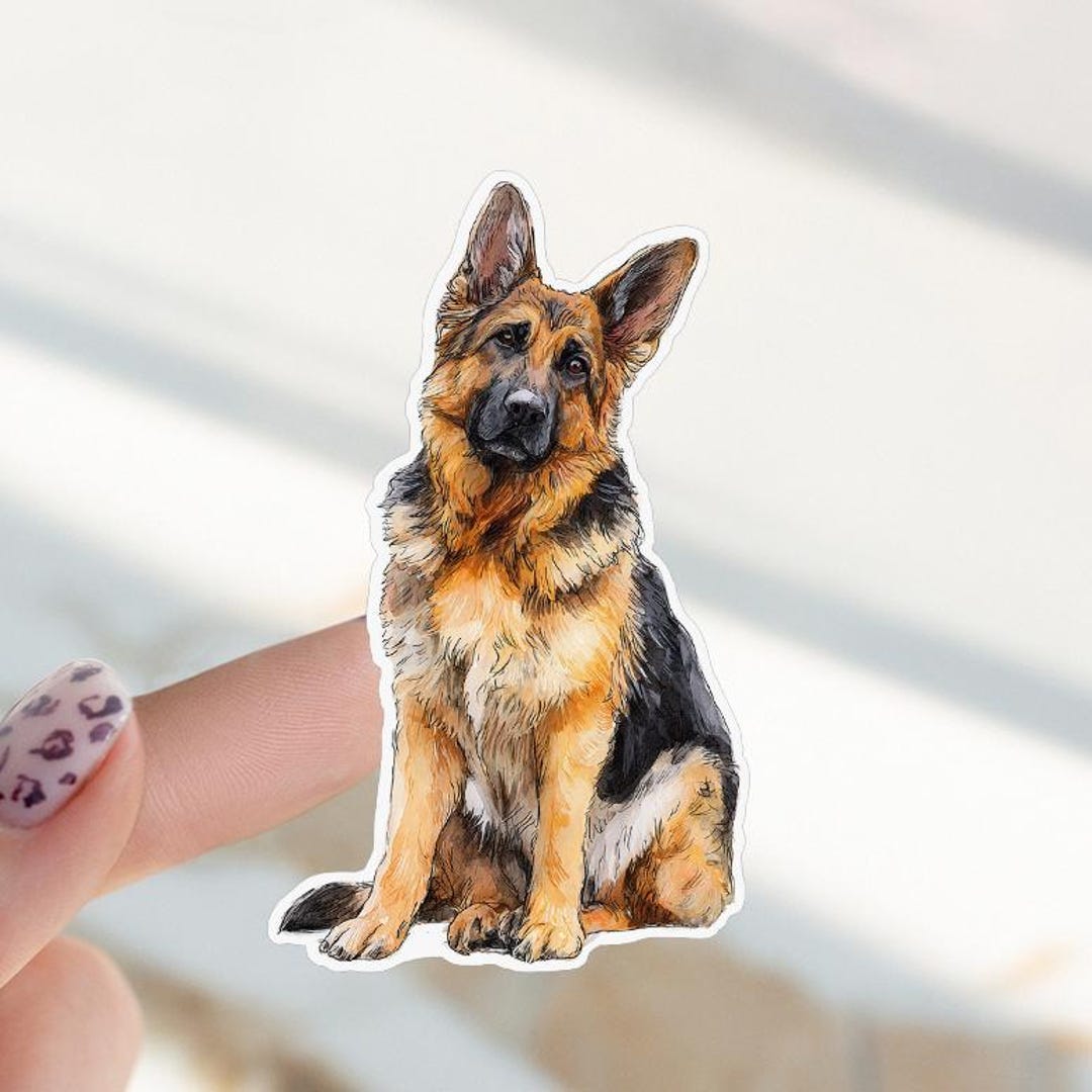 Bulk Stickers German Shepherd Sticker Gift for Mom Gift for Dog Mom ...