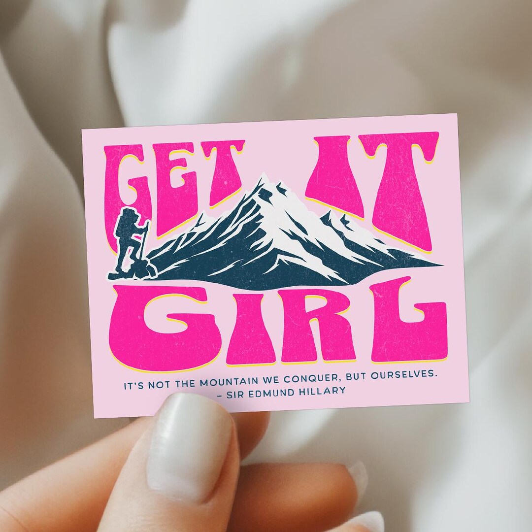 Rock Climbing Sticker for Climber Gift for Mountain Climber Sticker ...