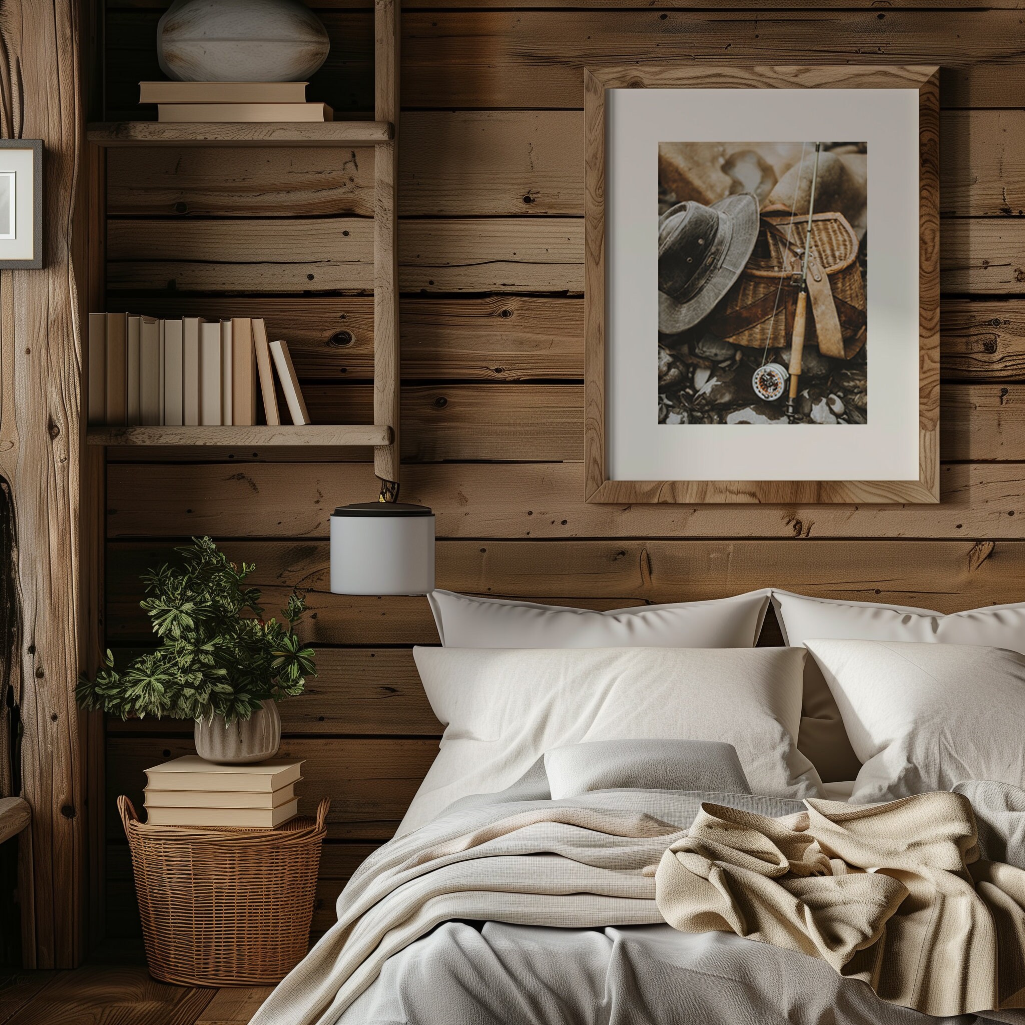 Fly Fishing Art Print Gift for Dad Fishing Gifts for Fishermen Wall ...