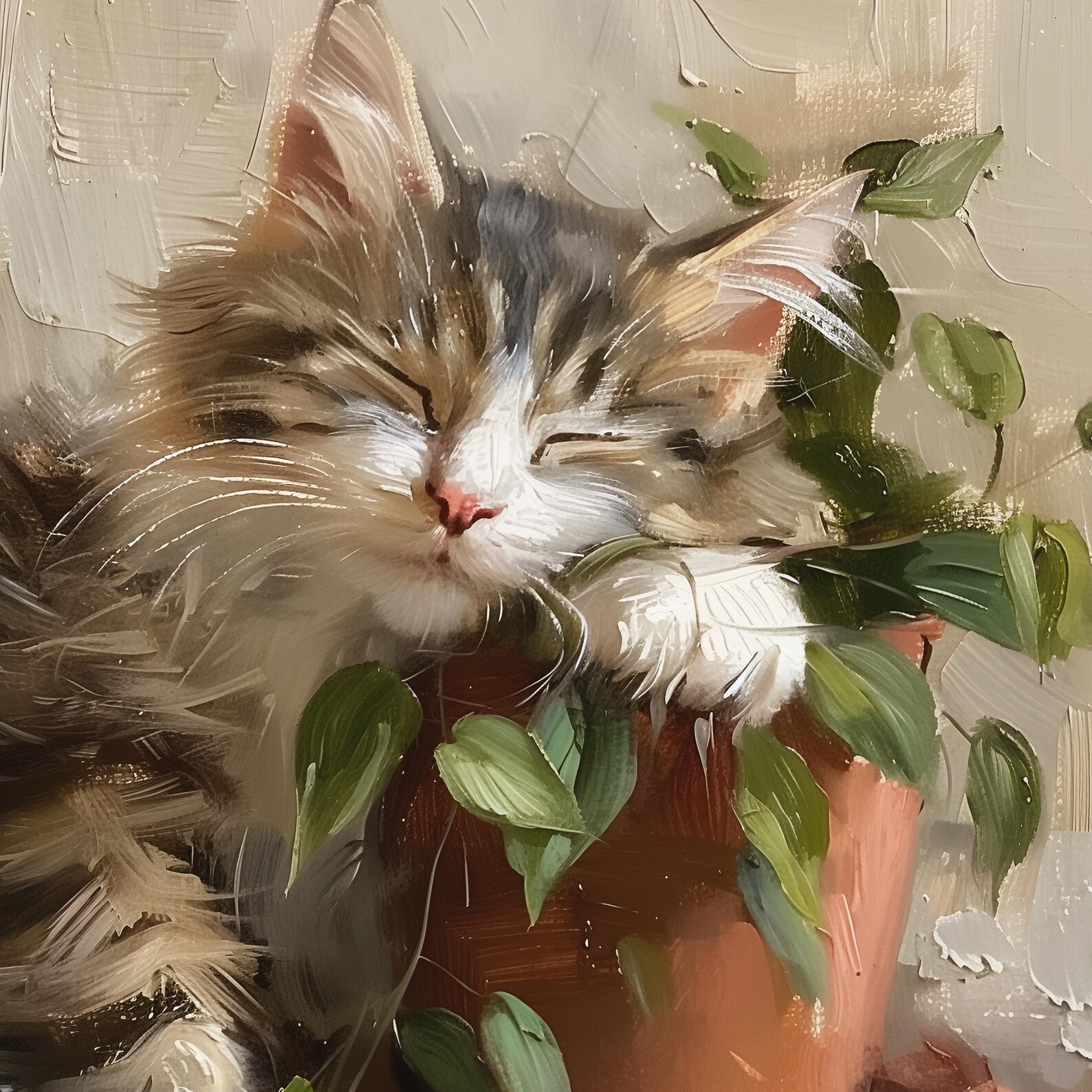 Tabby Cat Print Cottagecore Cat Wall Art Cottagecore Wall Decor Custom ...