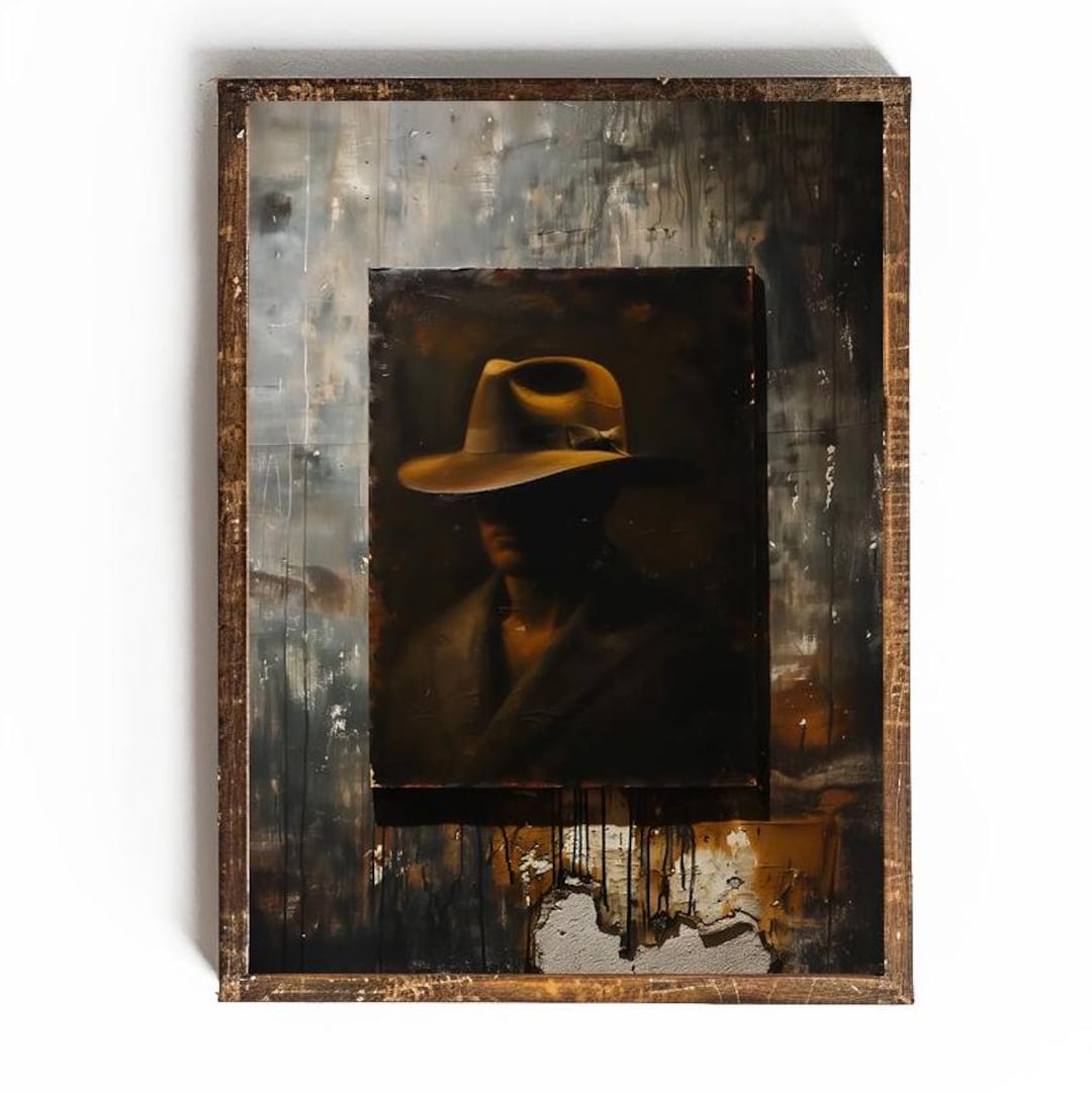 Man Cave Wall Art for Mens Office Decor for Home Bar Wall Art Western ...