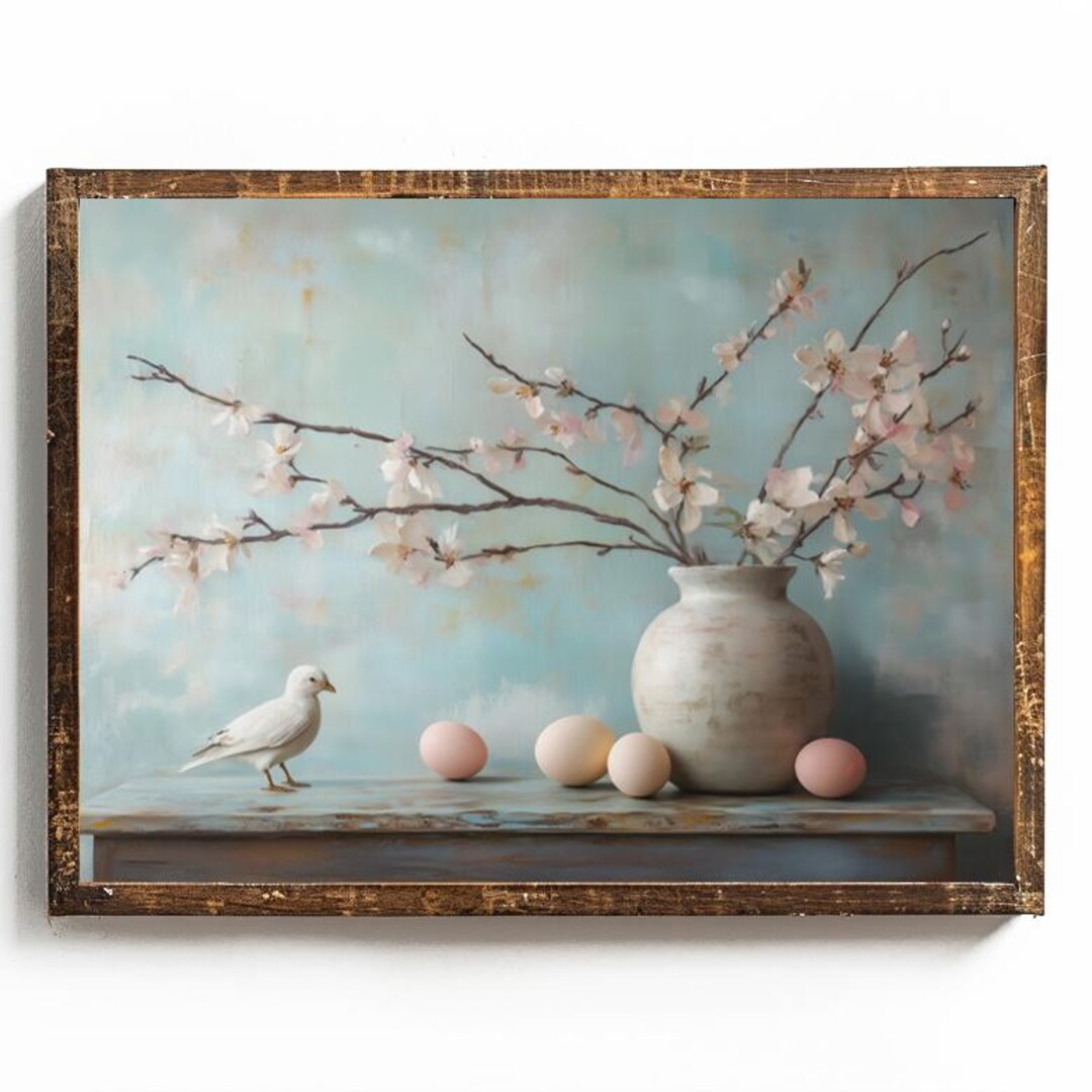 Spring Cottagecore Wall Art for Easter Wall Decor Cottagecore Easter ...
