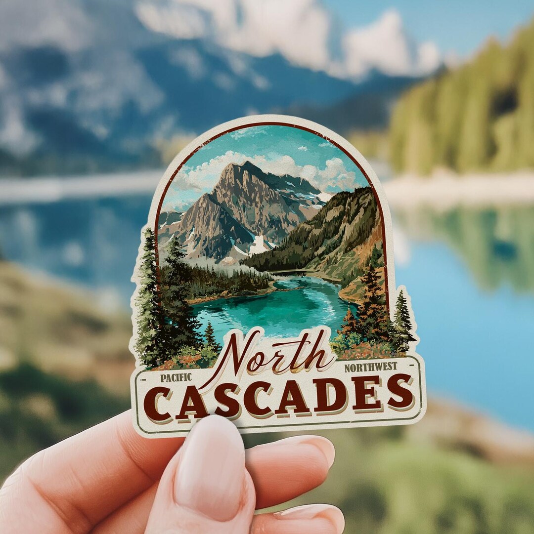 North Cascades National Park Sticker Travel Gift for Traveler Gift ...