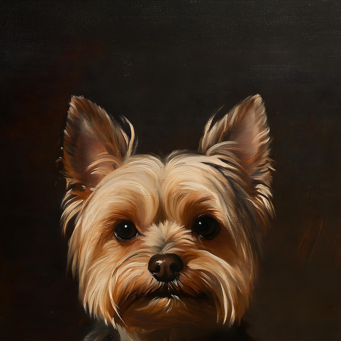 Yorkie Printable Yorkshire Terrier Wall Art Vintage Dog Print Gift for ...