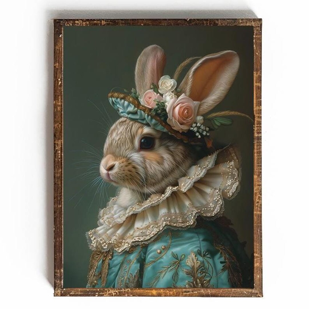 Easter Bunny Printable Easter Wall Art Funny Easter Decor Funny Easter ...