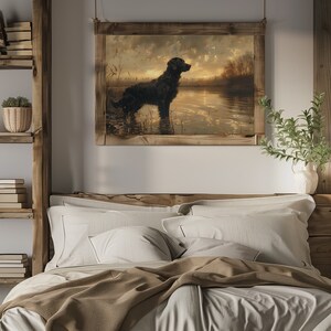 Black Labrador Retriever Art | Duck Hunting Wall Art | Gifts for Duck ...