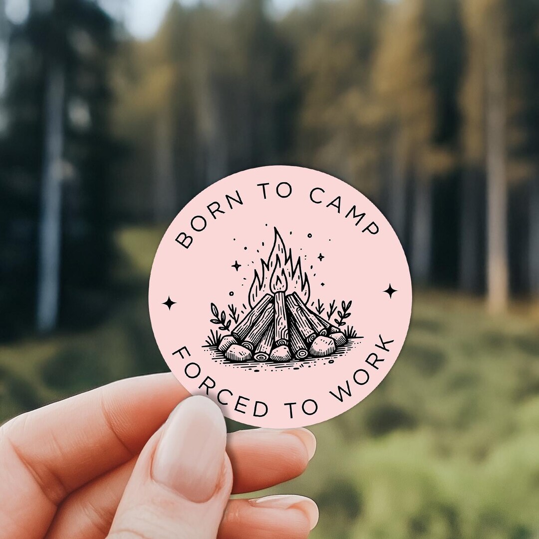 Bulk Camping Sticker Gift for Camper Gift for Friend That Camps ...