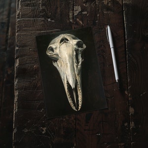 Humpback Whale Skull Print Whale Skull Painting Printable Dark Academia ...