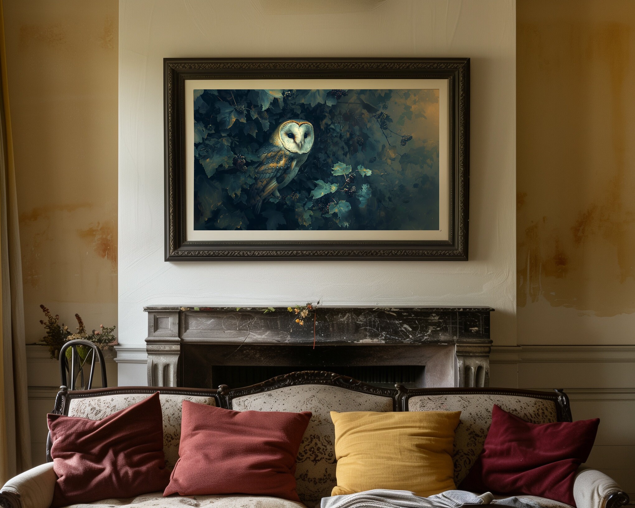 Owl Frame TV Art Download Downloadable Frame TV Art Samsung Frame TV ...