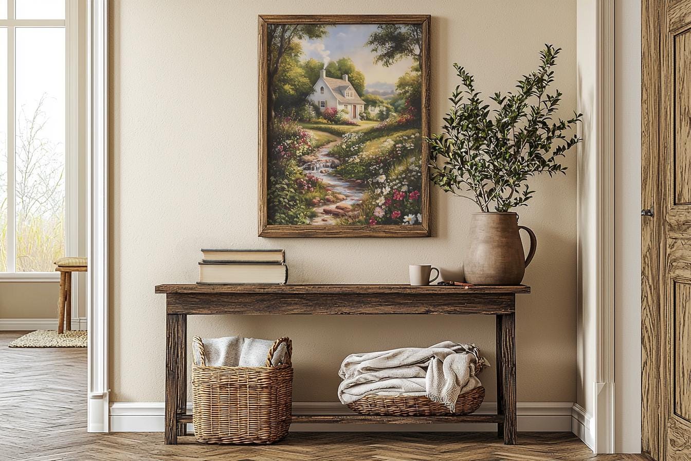 Cottagecore Art Print Vintage Cottage Printable Cottagecore Wall Art ...