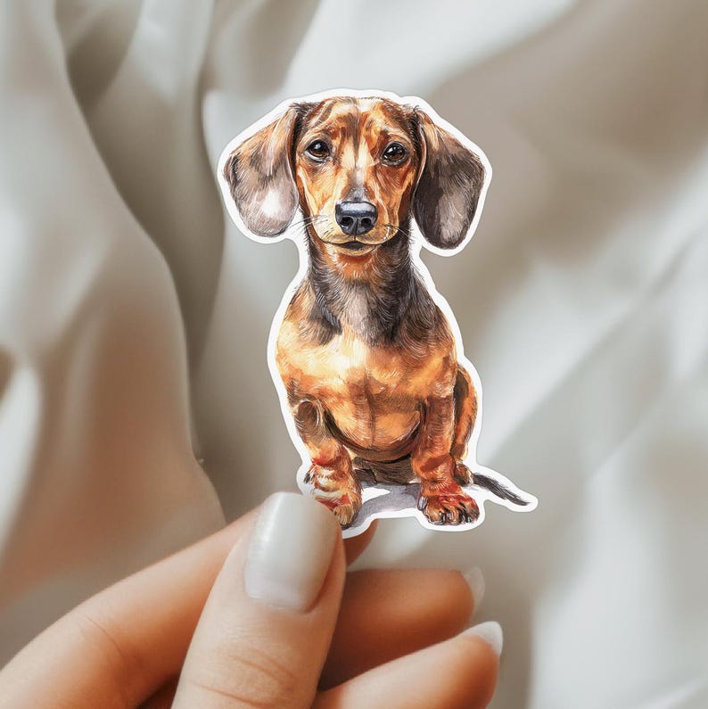 Bulk Stickers Dachshund Sticker Gift for Mom Gift for Weiner Dog Mom ...