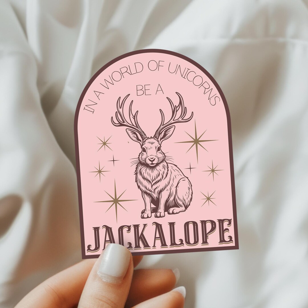 Jackalope Sticker Funny Sticker for Girls Gift for Girlfriend Gift ...