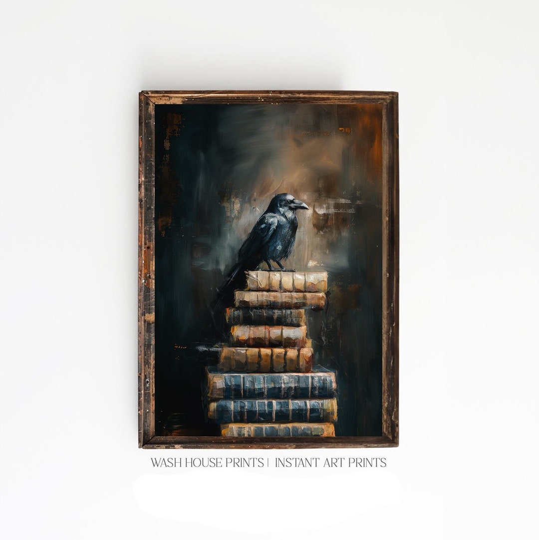 Raven Wall Art Edgar Allen Poe the Raven Printable Wall Art for Reading ...
