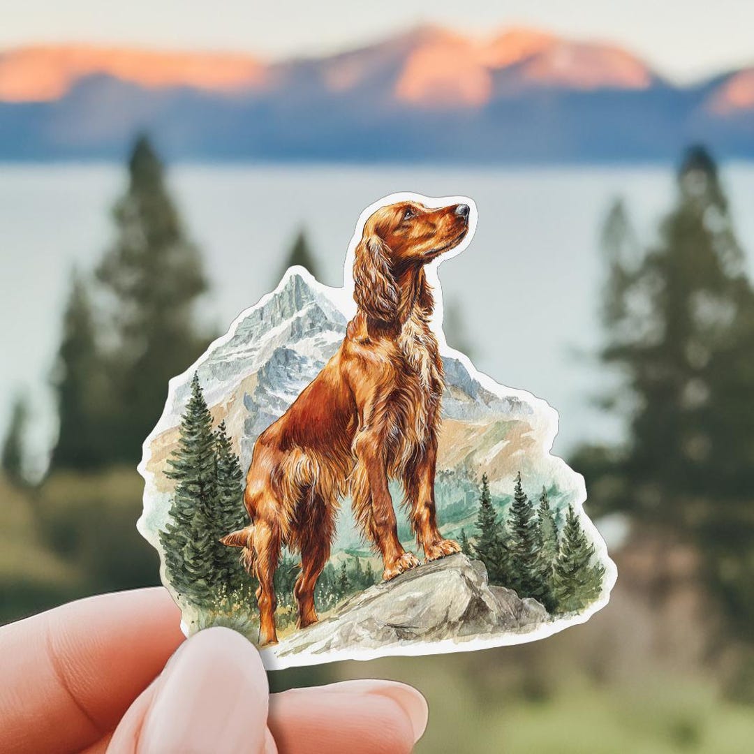 Irish Setter Sticker Gift for Irish Setter Owner Gift for Bird Dog ...