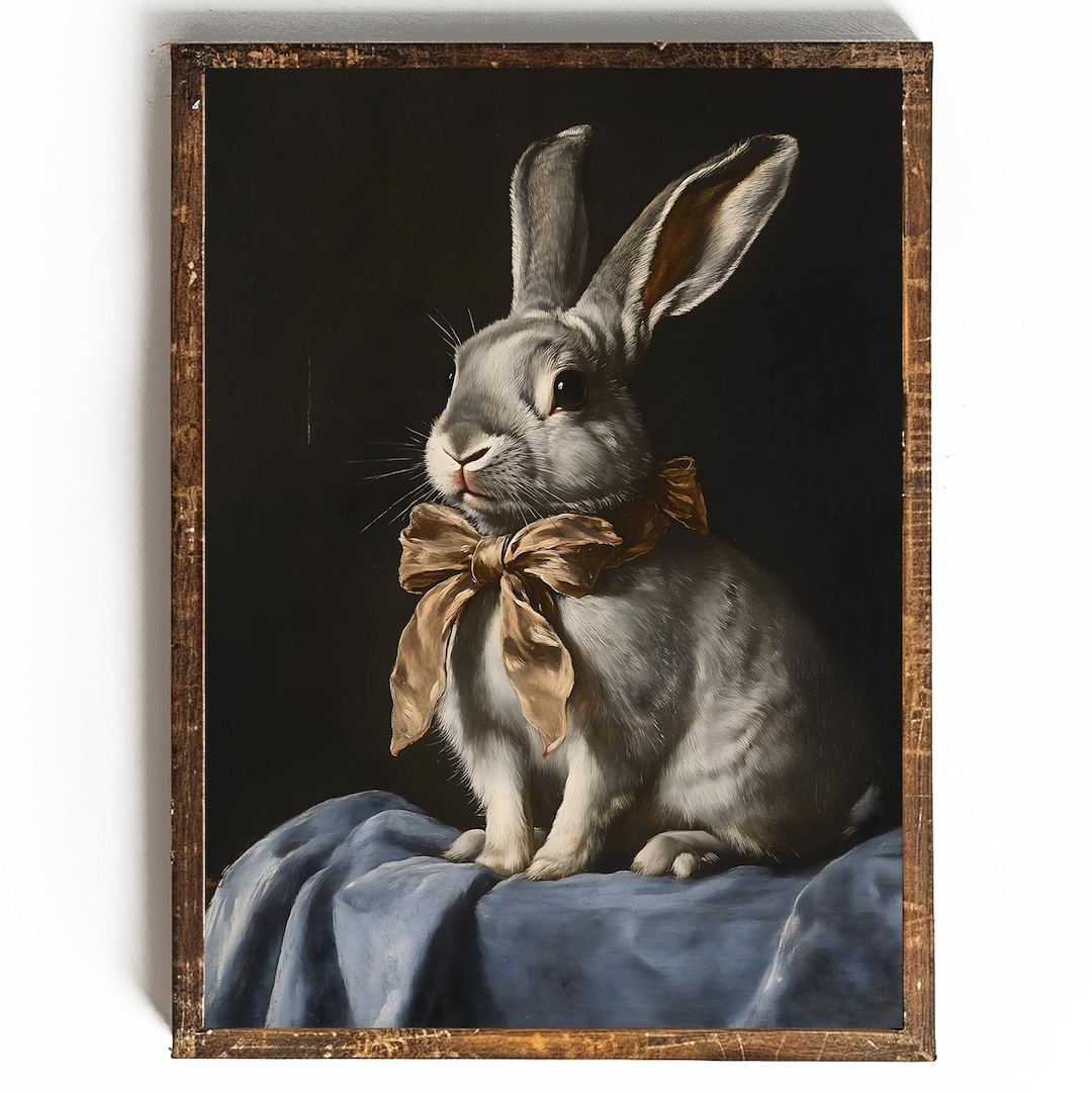 Dark Easter Wall Art Cottagecore Easter Decor for Easter Bunny ...